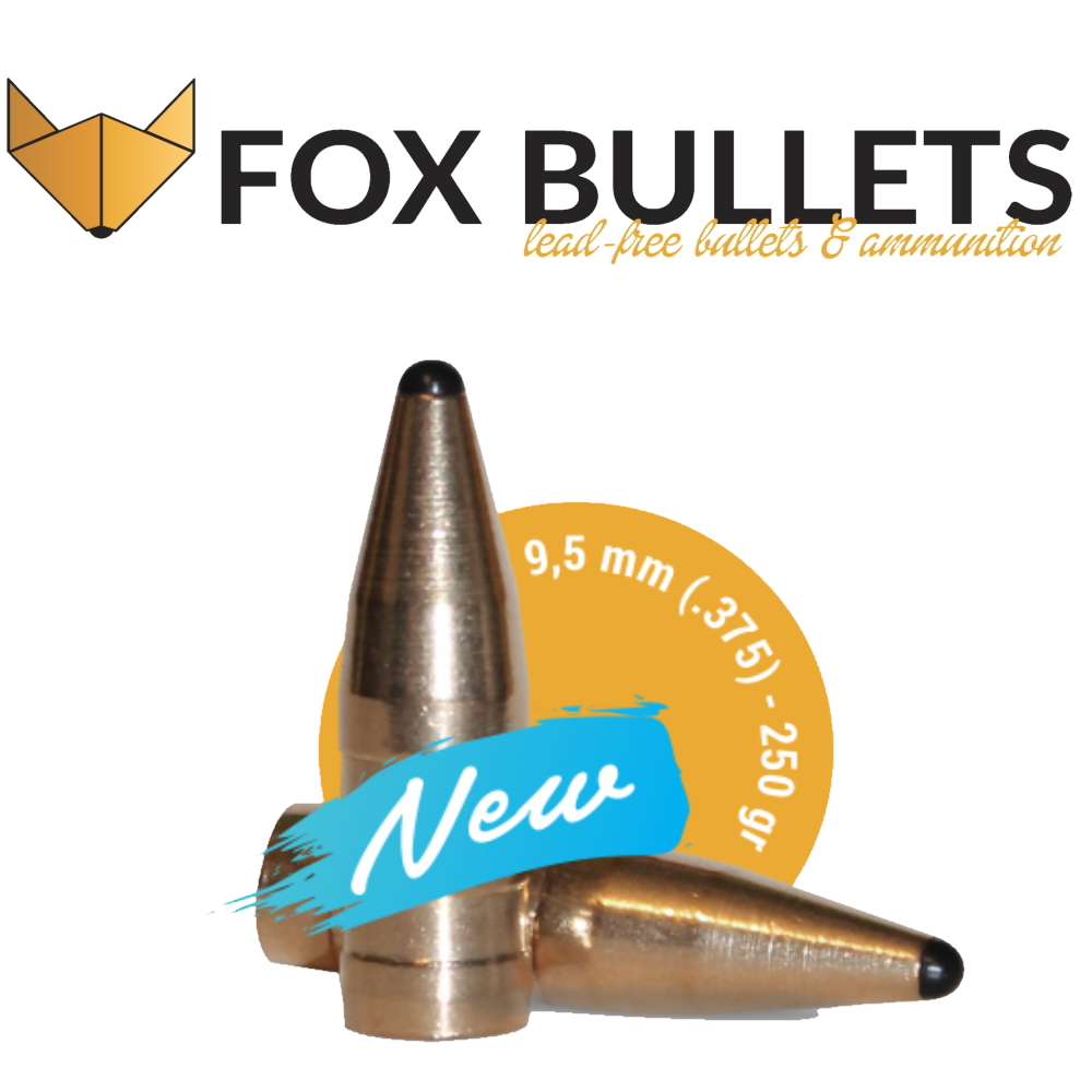 Fox Bullets Classic Hunter .375 250gr Lyijytönmetsästysluoti 50kpl ...