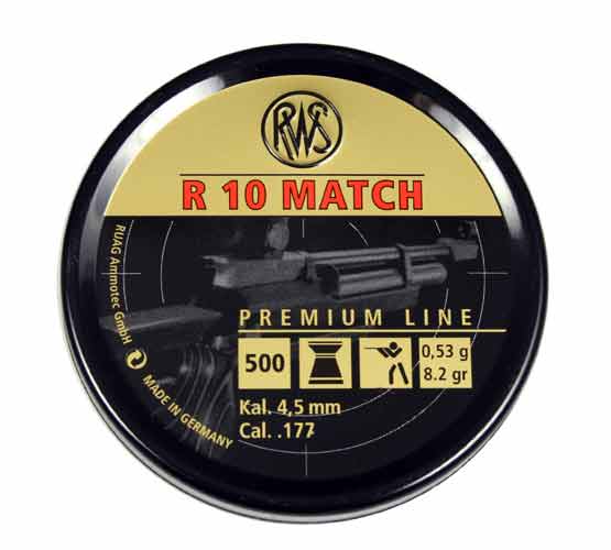 RWS R10 Match 4,5mm 0,53g 5000kpl - Green Trail Oy verkkokauppa