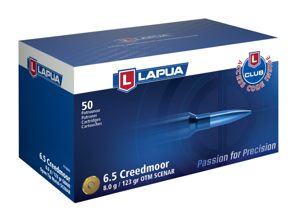 Lapua Scenar-L 6,5 Creedmoor 8,8g 50kpl - Green Trail Oy verkkokauppa