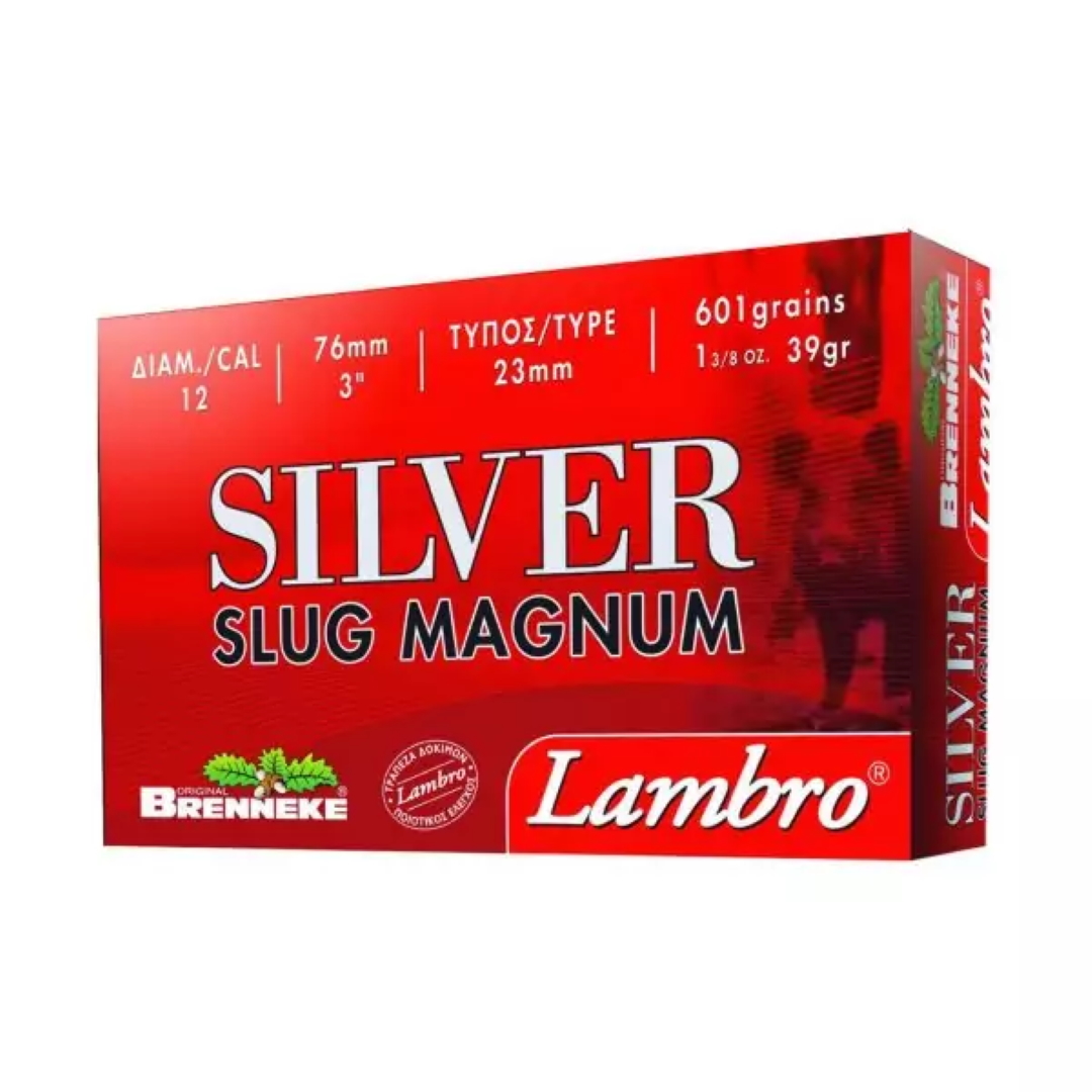Lambro Silver Slug Magnum 12/76 39g 5kpl Täyteinen - Green Trail Oy ...